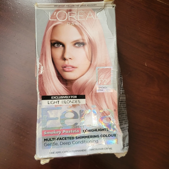 L'Oreal | Hair | Loreal Feria Smokey Pink Hair Color | Poshmark